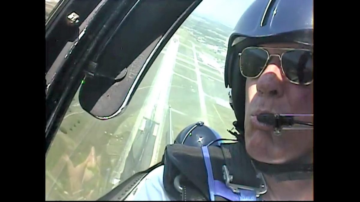 Sharing Stallion 51's Mustang cockpit with Lee Lauderback. - Stallion 51